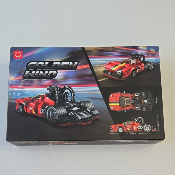 Miniso | Games | Red Race Car Building Set From Miniso Minicity Golden ...
